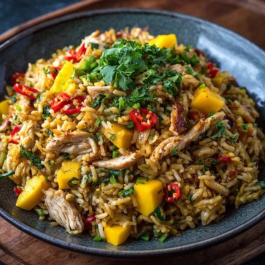 Mango Chicken Fried Rice