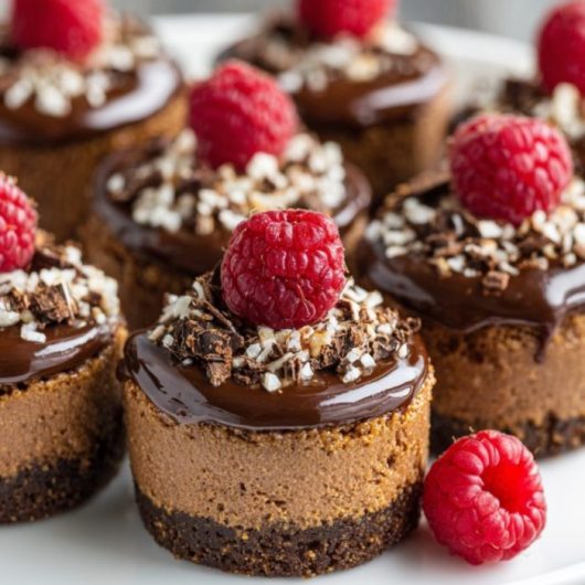 Mini Chocolate Cheesecake Bites