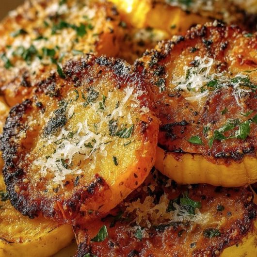 Crispy Parmesan Roasted Squash