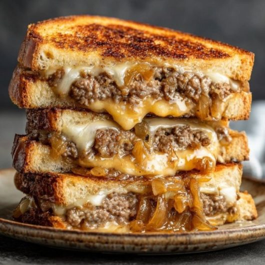 Smashing Patty Melts With Signature Sauce