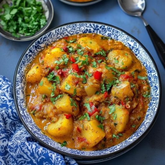 Dopiazeh Aloo Persian Potato Curry